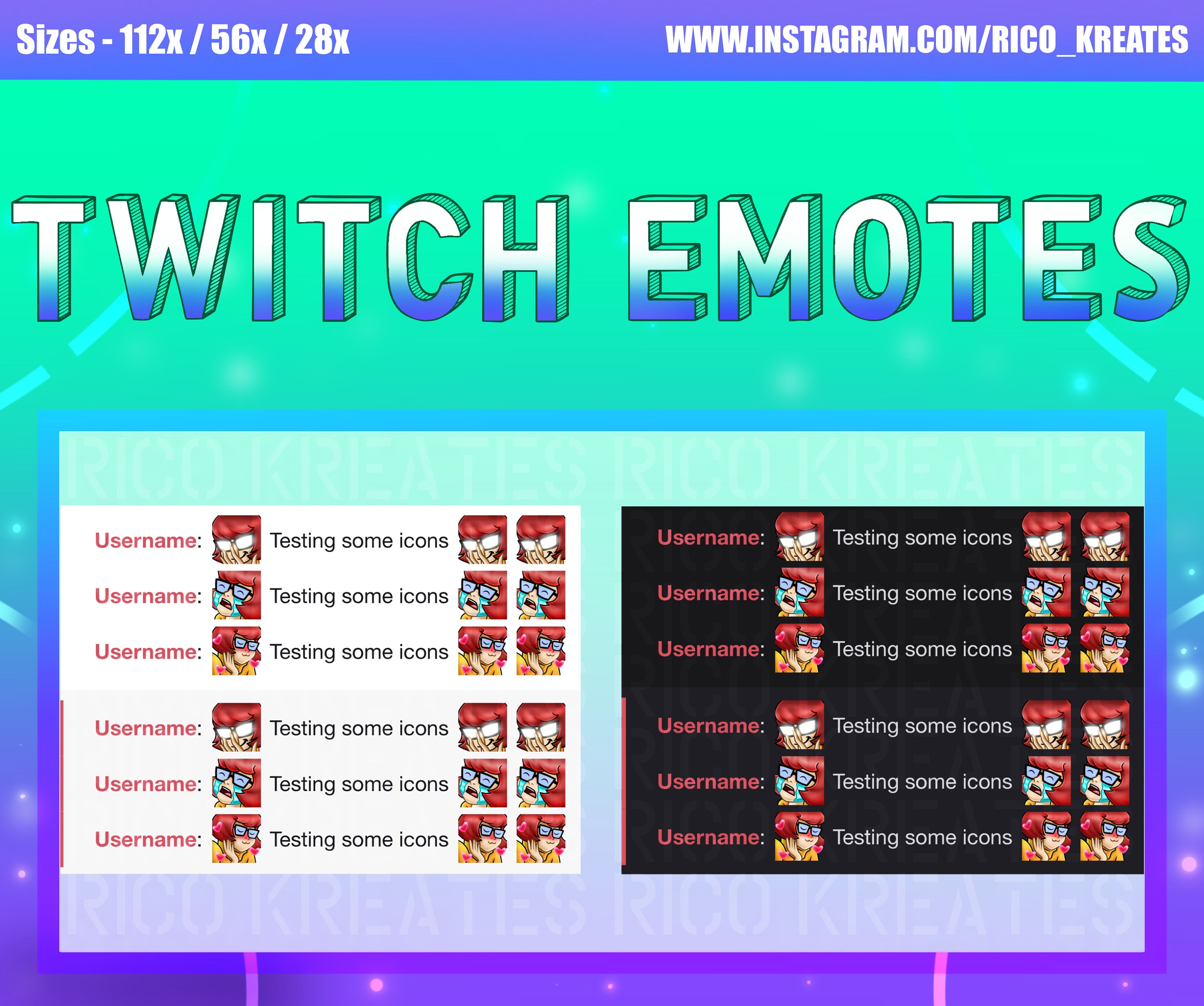 Velmaa Emote Pack 112x112 / 56x56 / 28x28 - Twitch, Discord, Youtube ...