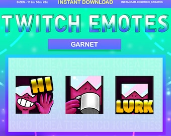 Jin Kazama Tekken 8 Twitch Emote Pack 112x112 / 56x56 / 28x28 Twitch ...