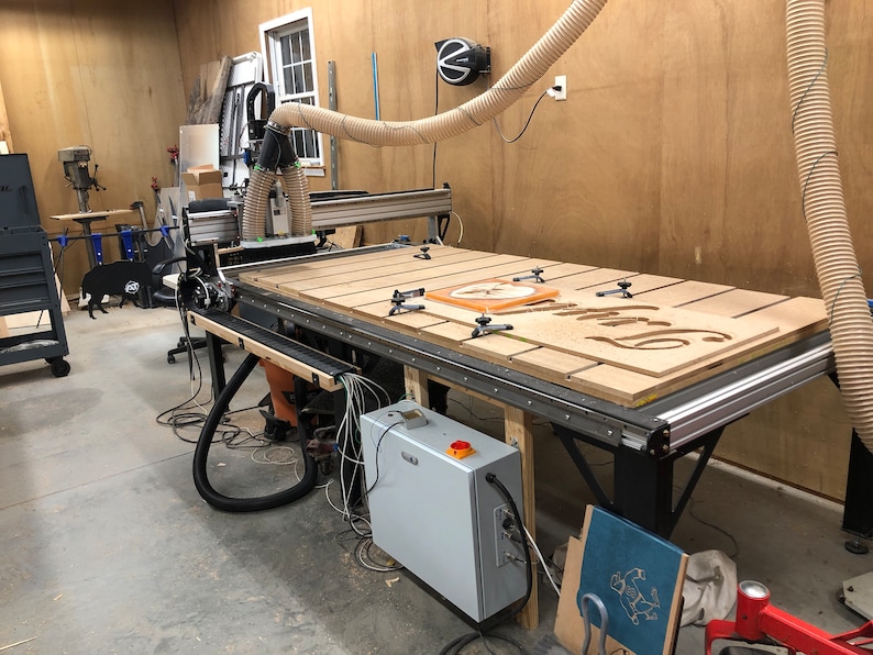 4'x8' CNC Router Design Model - Etsy