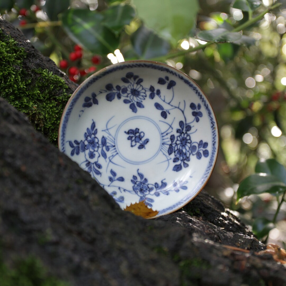 Chinese Porcelain Plate, Antique Batavia Hand Painted Plate, Late Qing ...