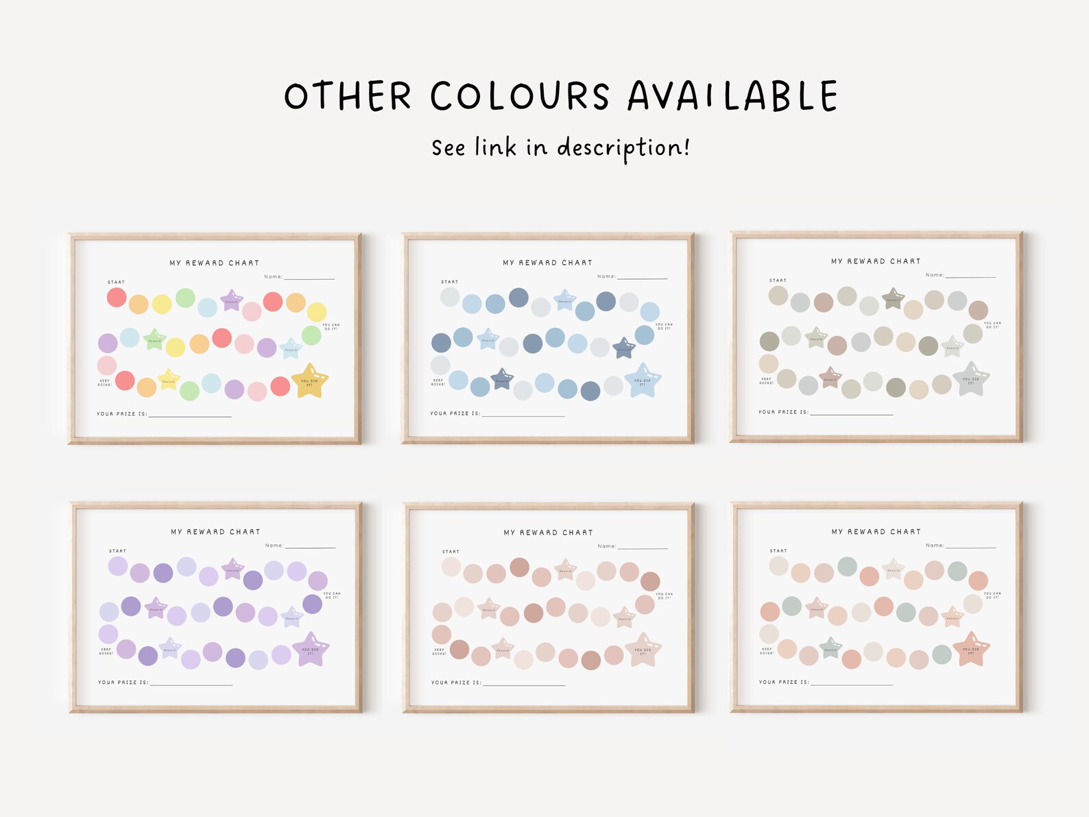 Pink Homeschool Reward Chart Printable Nursery Sticker Chart Toddler ...