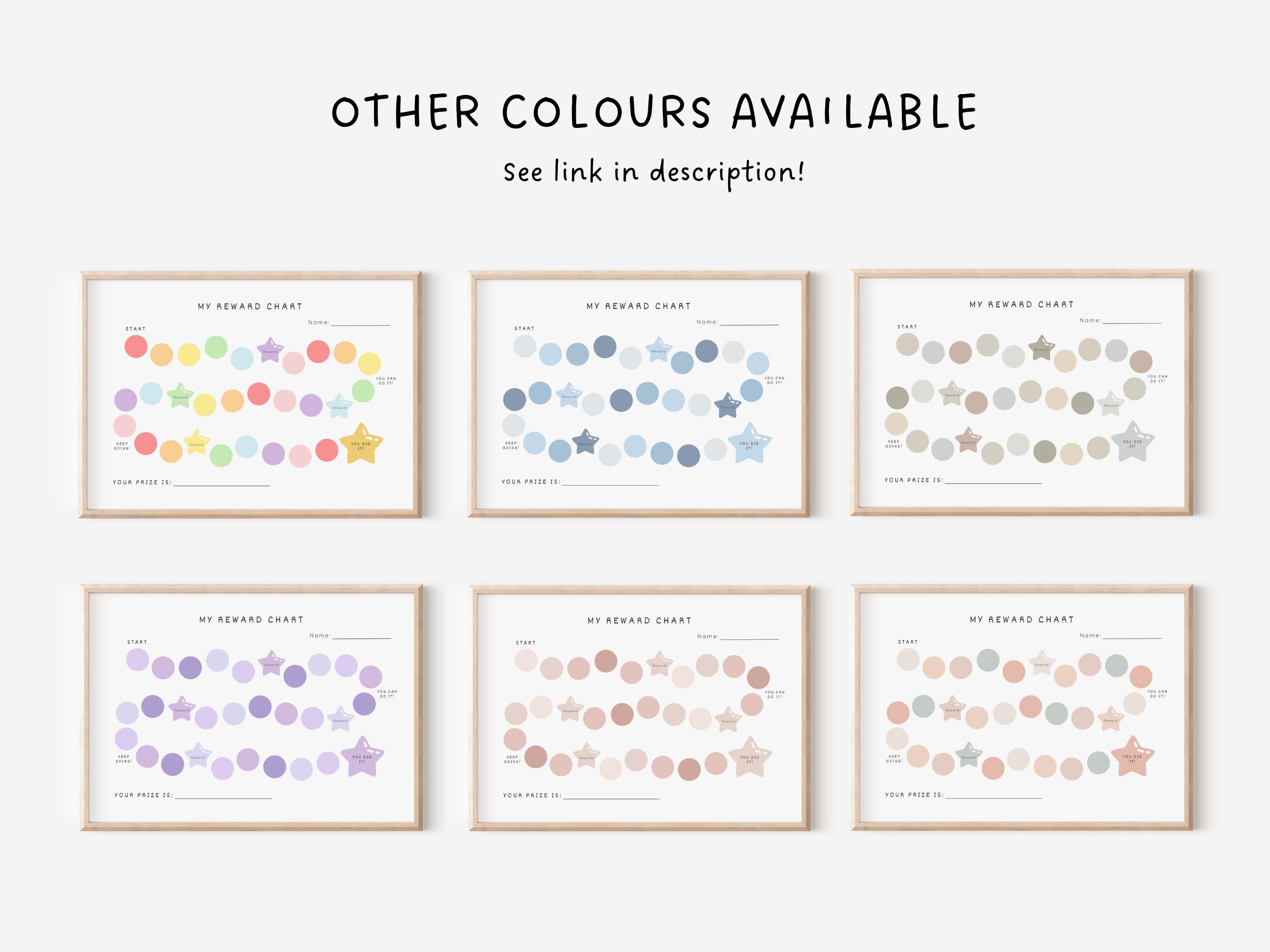 Pink Homeschool Reward Chart Printable Nursery Sticker Chart Toddler ...