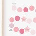 Pink Homeschool Reward Chart Printable Nursery Sticker Chart Toddler ...