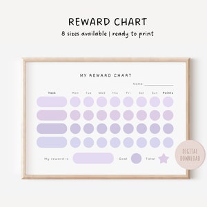 Kids Routine Chart Printable Reward Chart Printable Chore Chart Kids ...