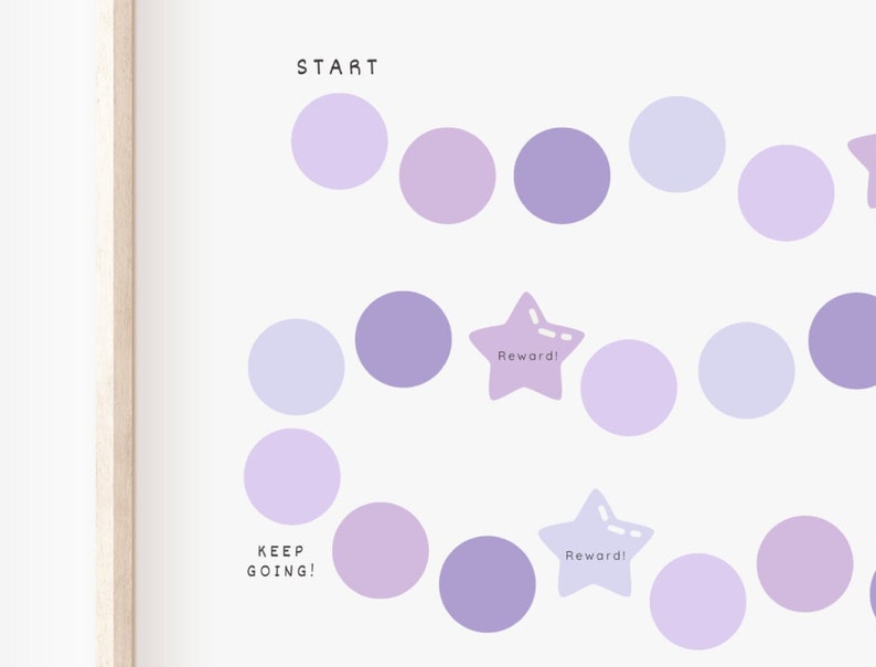 Kids Reward Chart Printable Toddler Reward Chart Girls Sticker Chart ...