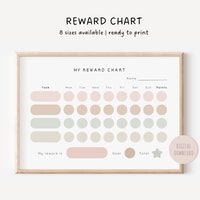 Reward Chart - Etsy