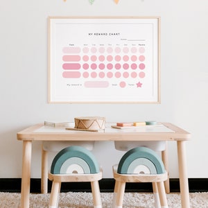 Morning Routine Chart for Kids Reward Chart Girls Bedtime Routine Chart ...