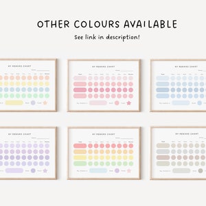 Kids Chore Chart Kids Reward Chart Printable Neutral Routine Chart ...