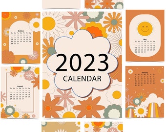 Retro Calendar - Etsy