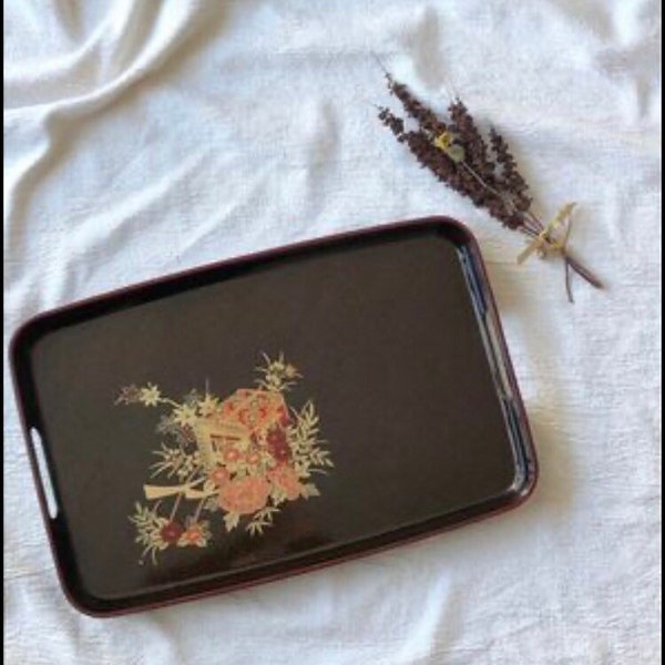 Japanese Vintage Serving Tray - Etsy