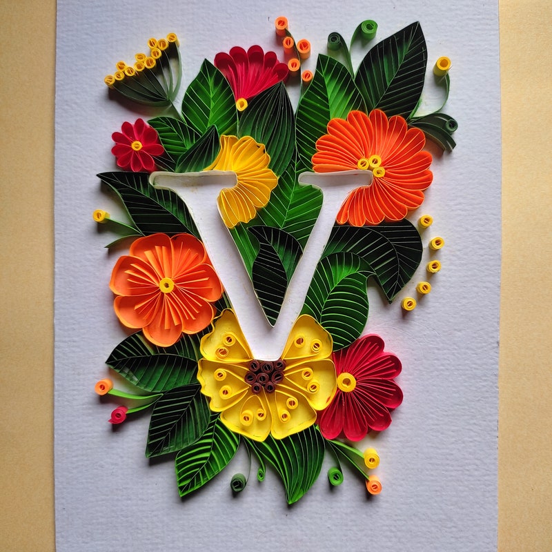 Quilled Letters - Etsy