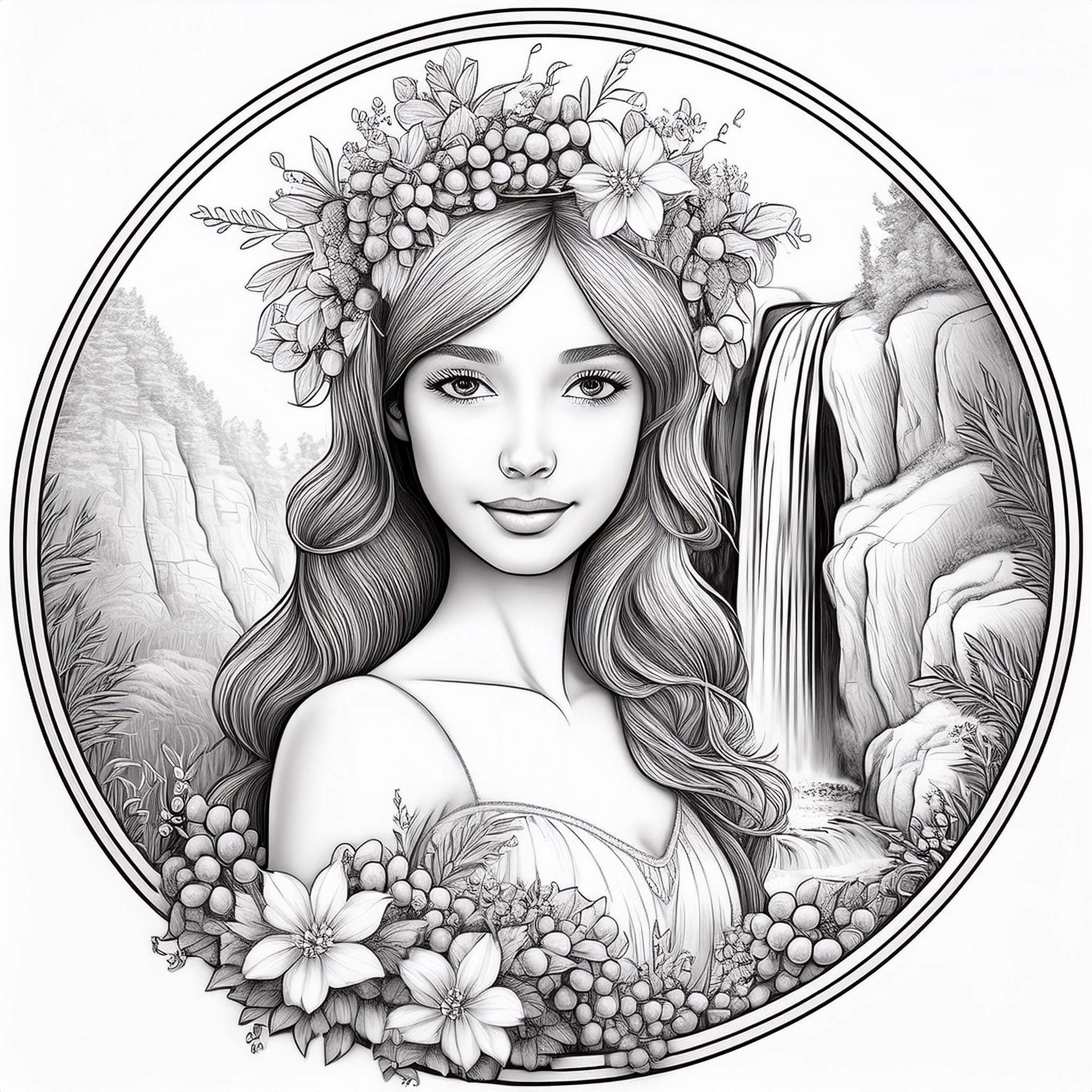 Brides & Beauties (50 Coloring Pages for Brides, Bridesmaids, and ...