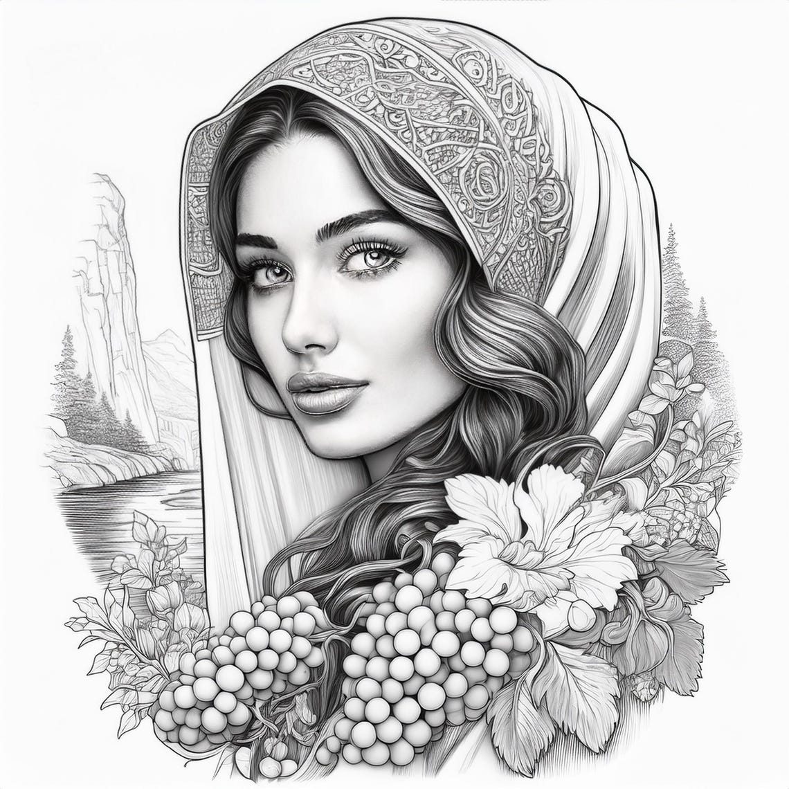 Brides & Beauties 50 Coloring Pages for Brides, Bridesmaids, and ...