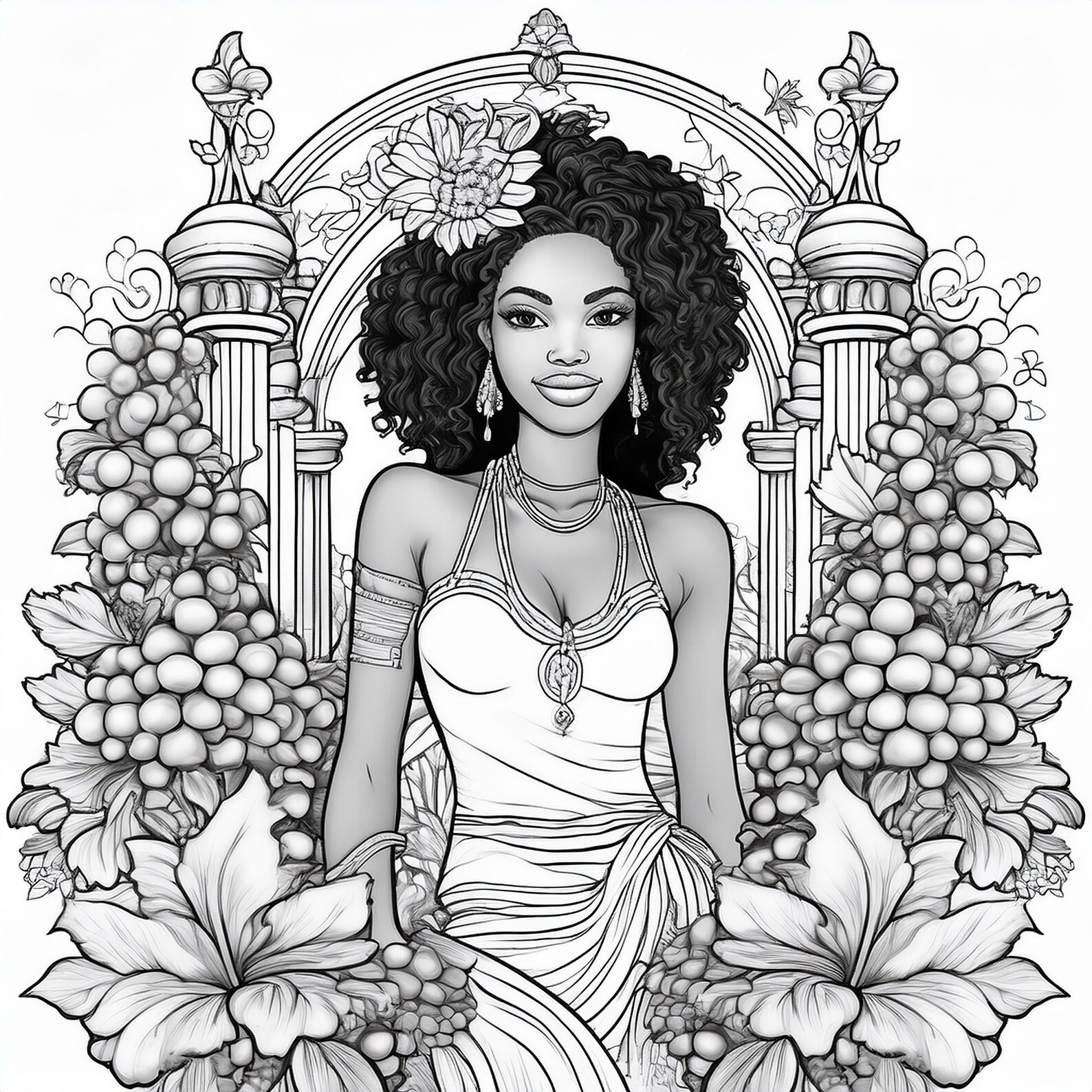 Brides & Beauties (50 Coloring Pages for Brides, Bridesmaids, and ...