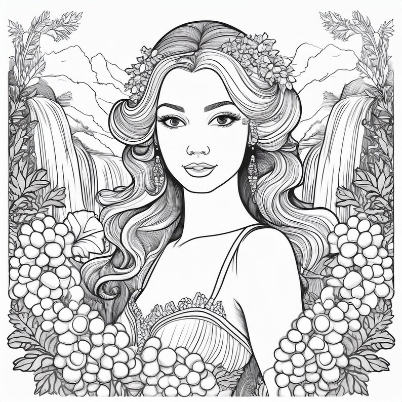Brides & Beauties (50 Coloring Pages for Brides, Bridesmaids, and ...