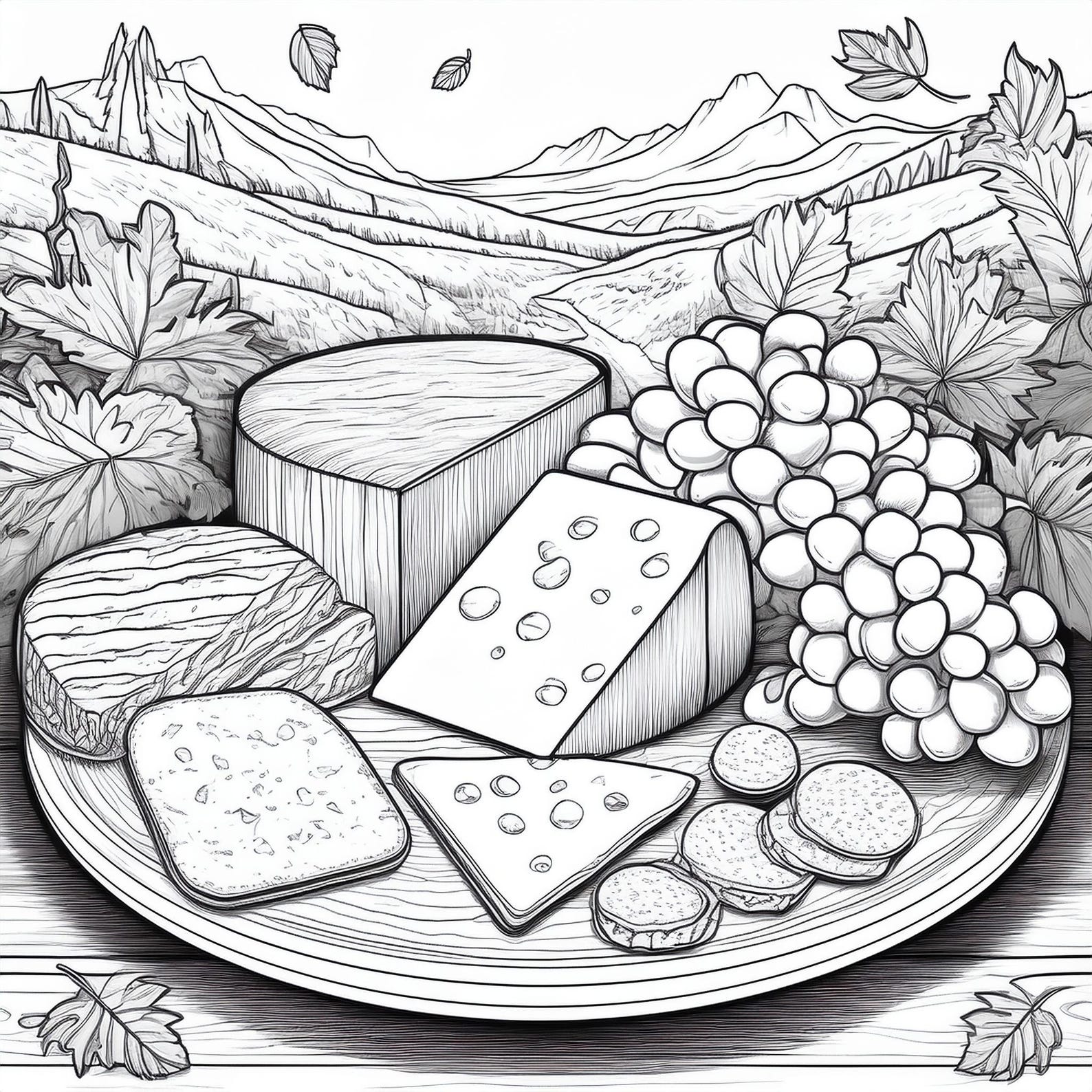Level 2 of Foodie Fun Coloring Pages: 25 Digital Coloring Pages of Food ...