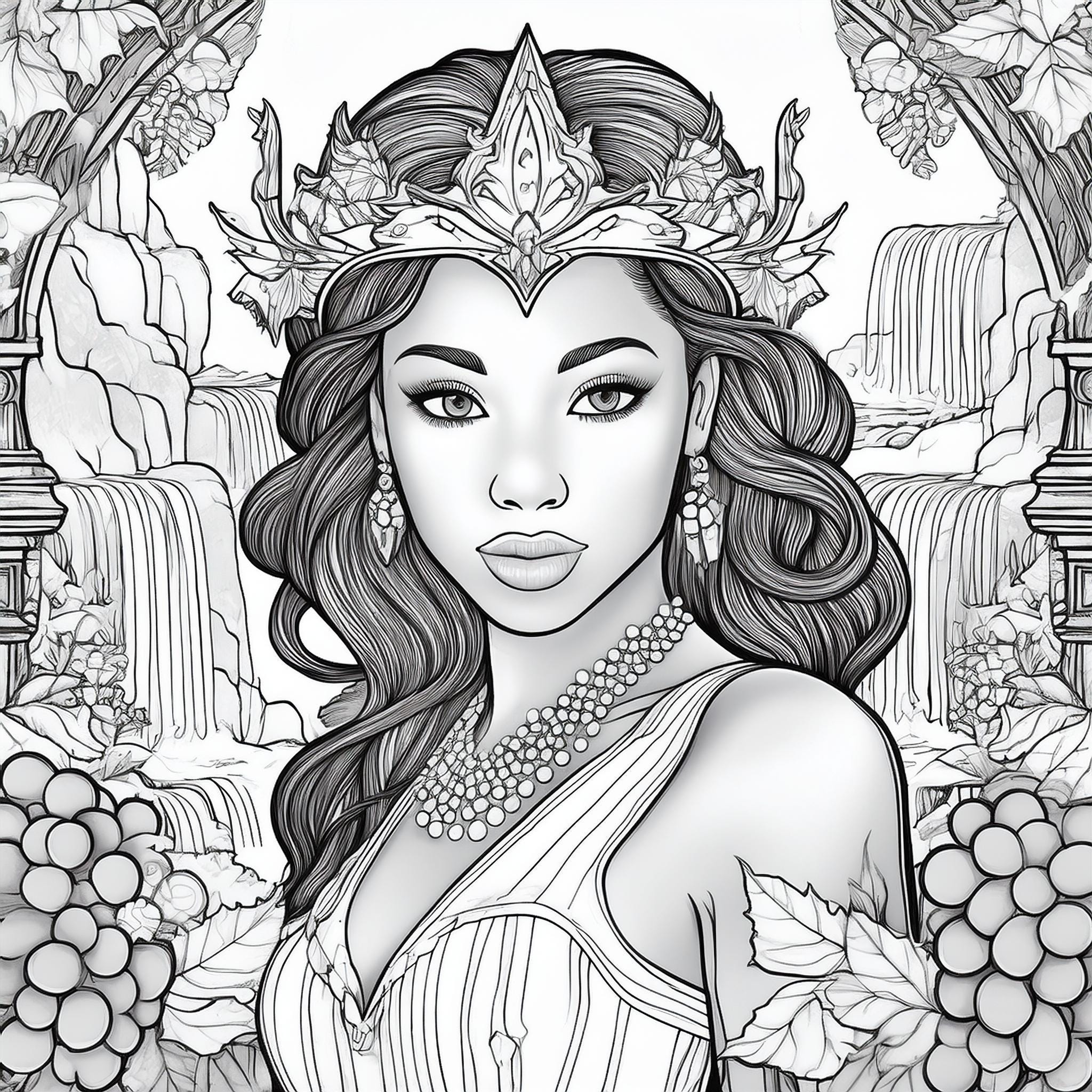 Brides & Beauties (50 Coloring Pages for Brides, Bridesmaids, and ...