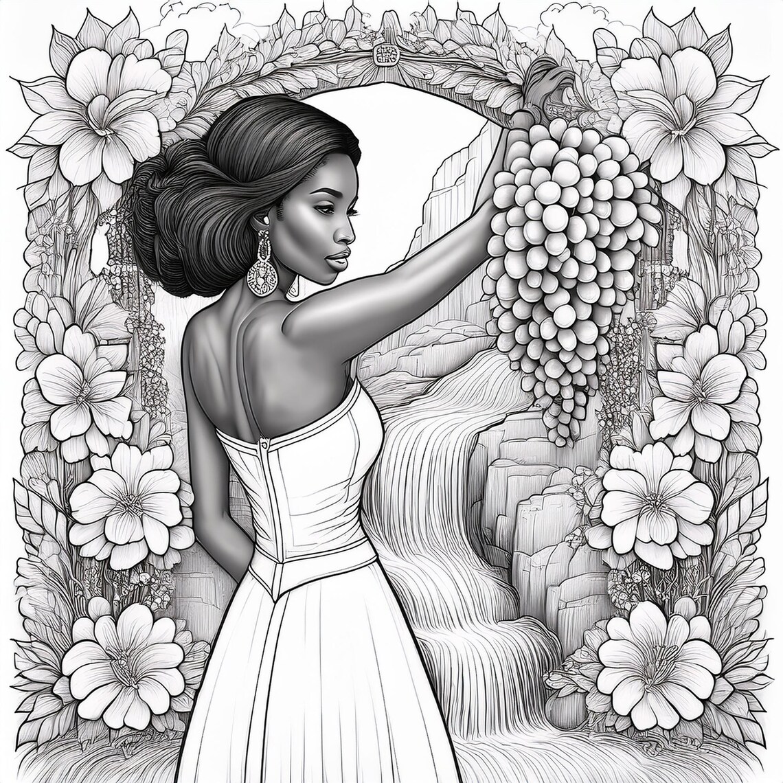 Brides & Beauties (50 Coloring Pages for Brides, Bridesmaids, and ...