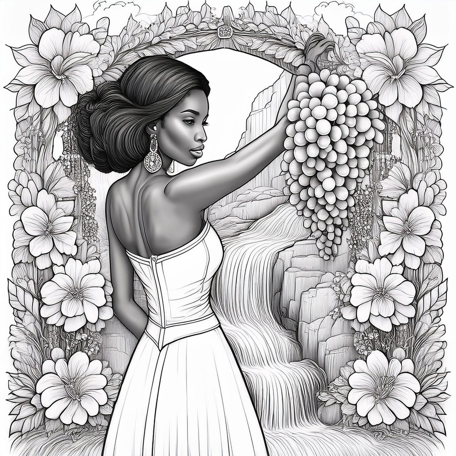 Brides & Beauties (50 Coloring Pages for Brides, Bridesmaids, and ...