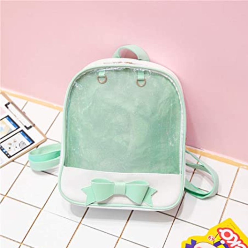 Ita Bag Backpack With Bowknot Design Pins Display Transparent Window ...