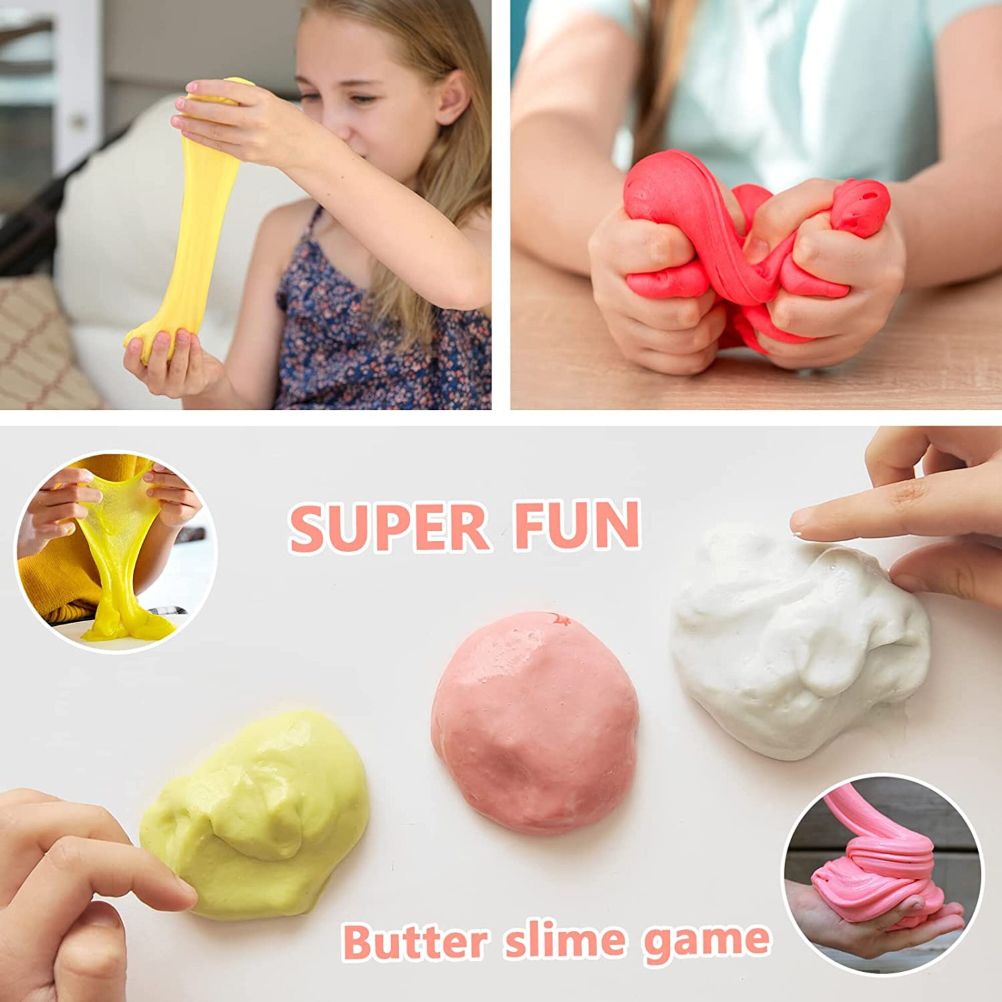 Mini Butter Slime Kit,45 Pack Scented Slime Party Favor Gifts,diy Putty ...