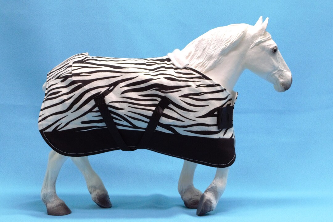 Zebra Striped Traditional DRAFT Scale Breyer Horse Blanket - Etsy