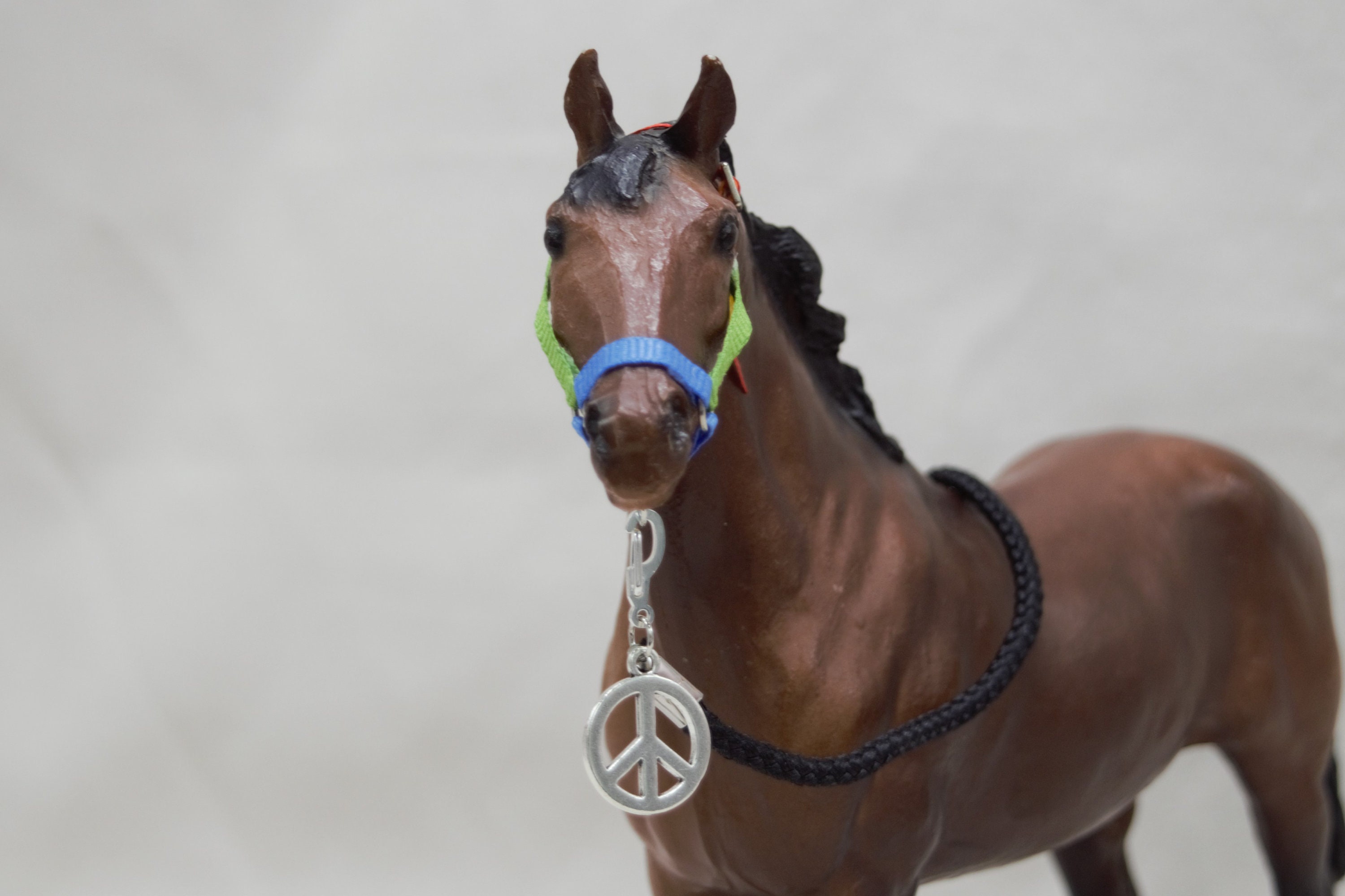 Classic Scale Peace Sign Model Horse Halter - Etsy