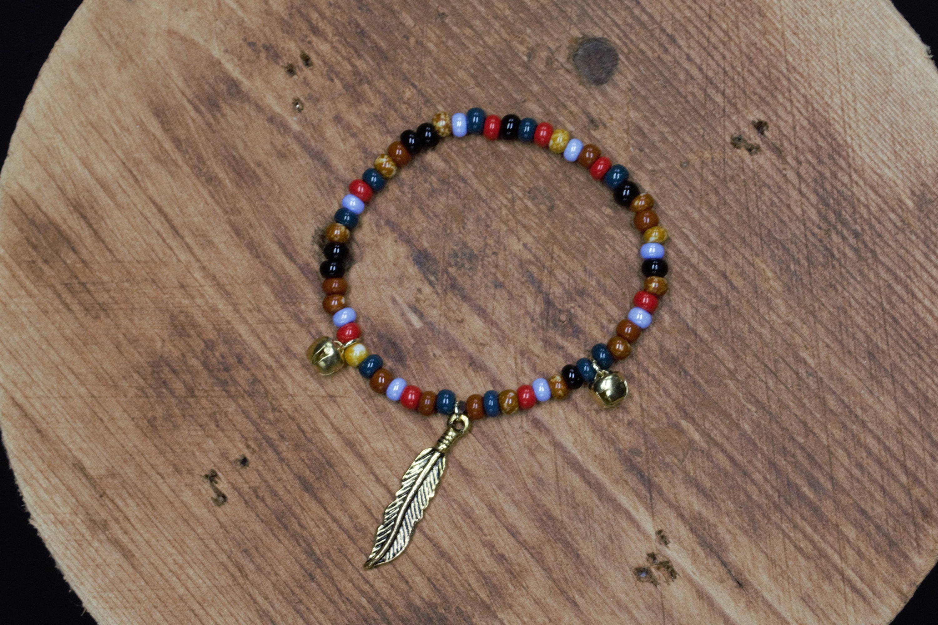 Classic Freedom Scale Gold Feather Model Horse Rhythm Beads - Etsy