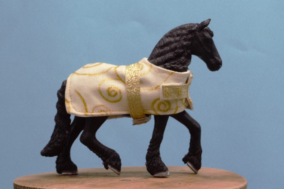 Schleich Scale Gold Elegance Model Horse Blanket - Etsy
