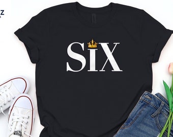 Six the Musical Shirt - Etsy