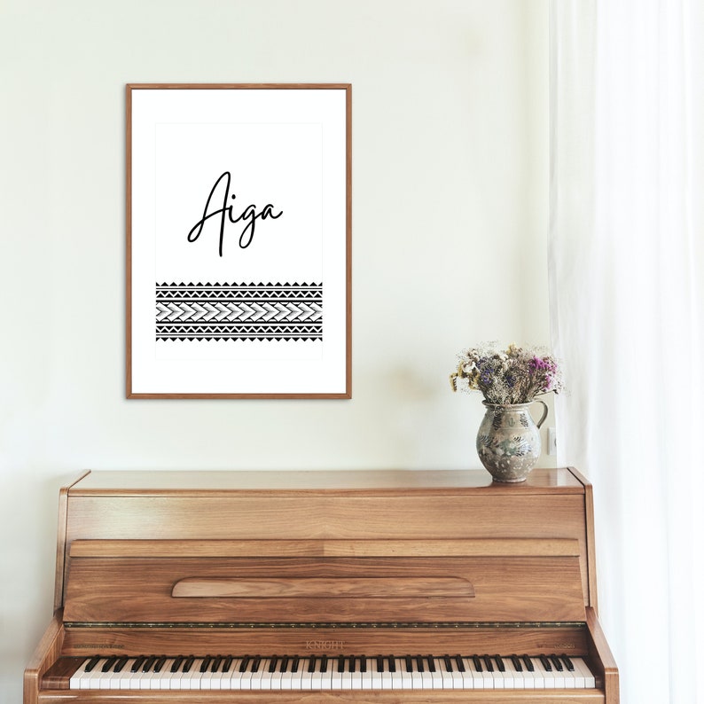 Aiga | Family | Samoan Print | Digital Download | - Etsy