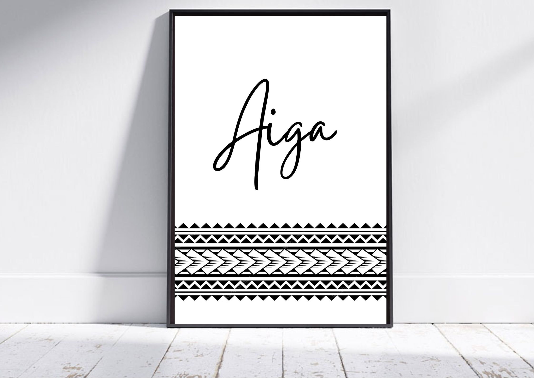 Aiga | Family | Samoan Print | Digital Download | - Etsy