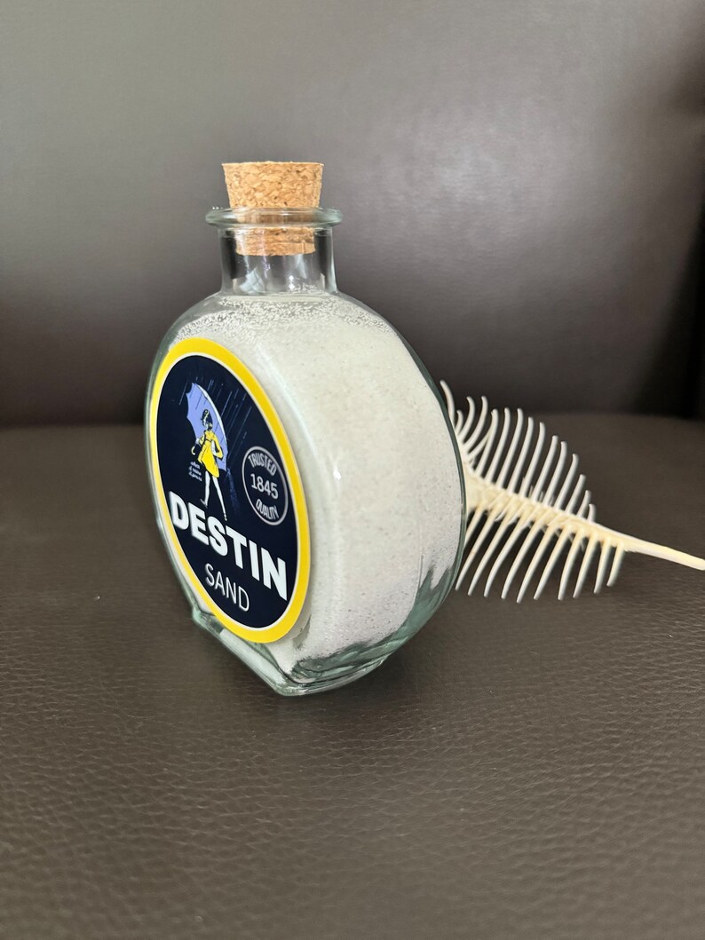 Destin Florida Beach Sand Bottle 4.75" H X 3.63" W X 1.44" D - Etsy