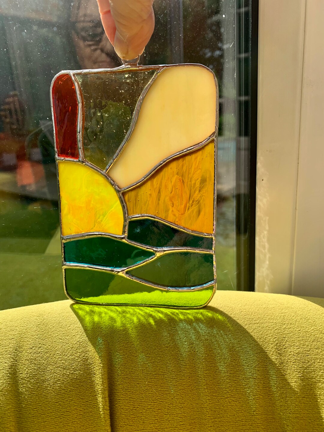 Sunrise/ Suncatcher / Stained Glass - Etsy