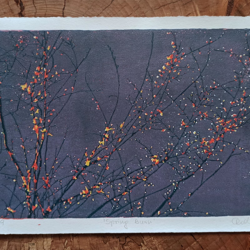 Reduction Woodcut - Etsy