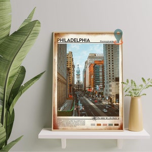 Philadelphia Print, Philadelphia Art, Philadelphia Poster, Philadelphia ...