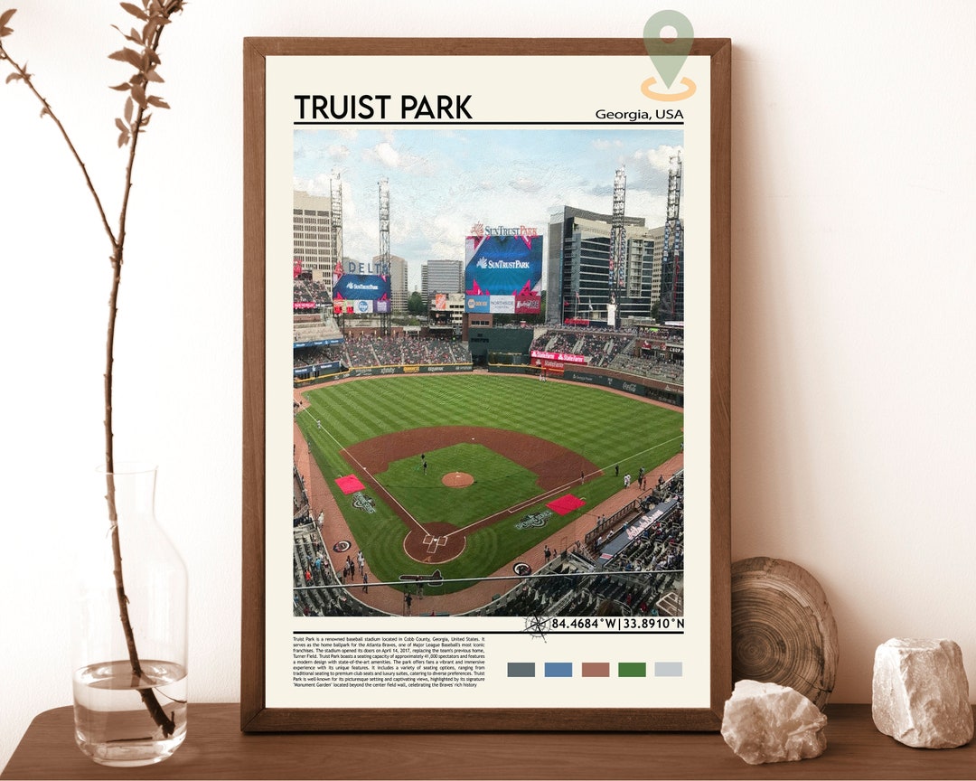 Buy Truist Park Print, Truist Park Poster, Truist Park Wall Art, Truist ...