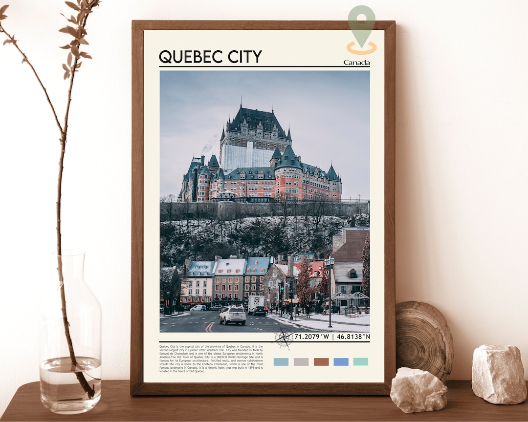 Quebec City Print, Quebec City Art, Quebec City Poster, Quebec City ...