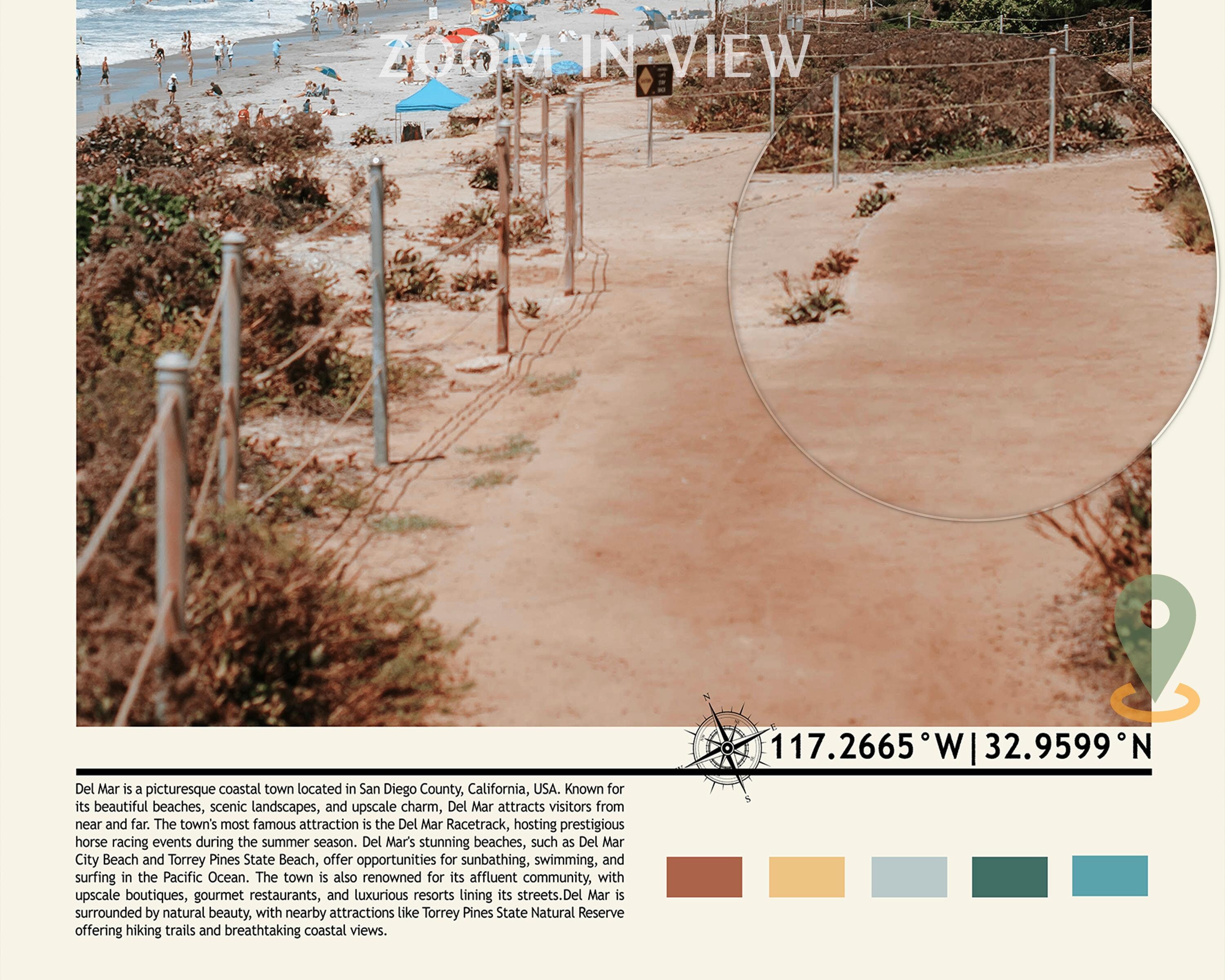 Del Mar Print Del Mar Poster Del Mar Wall Art Del Mar - Etsy