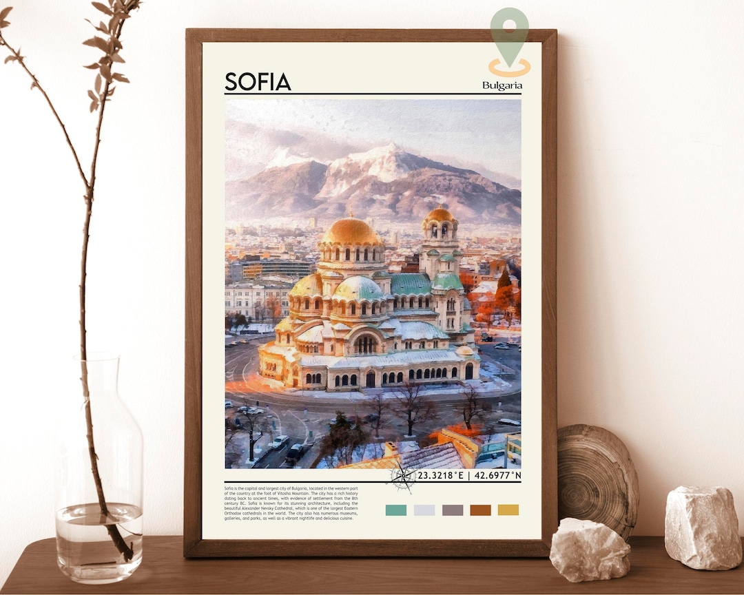 Sofia Print, Sofia Poster, Sofia Wall Art, Sofia Travel, Sofia Art Print, Sofia Artwork, Sofia ...