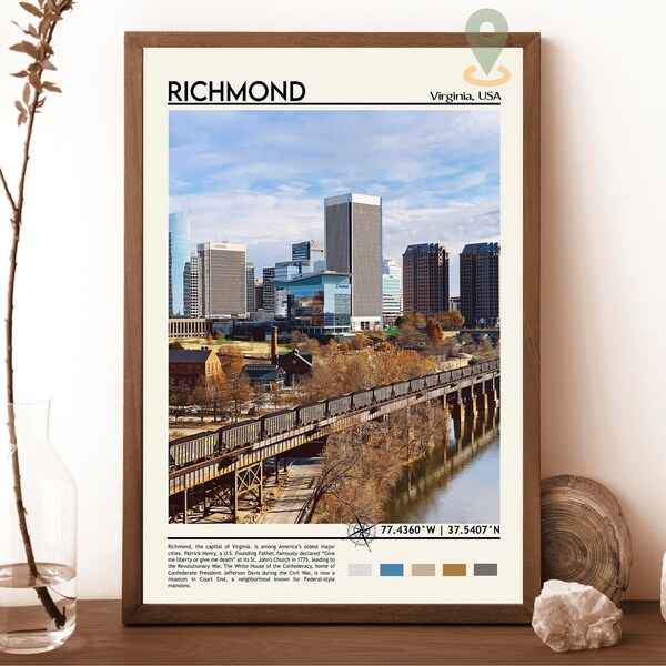 Richmond Poster - Etsy