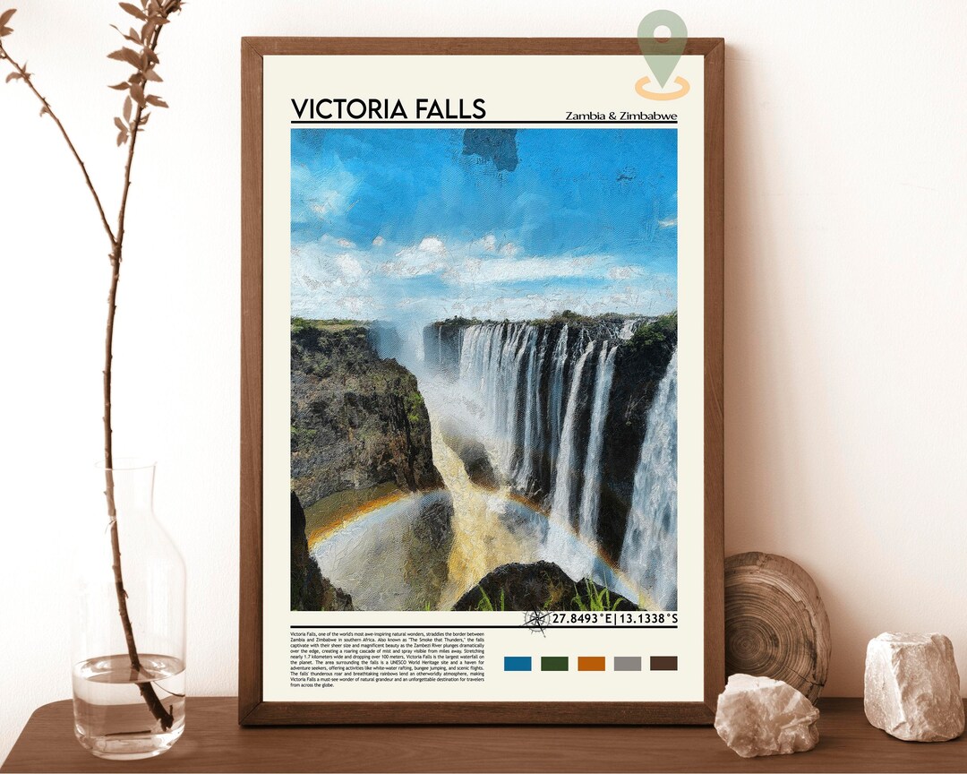Victoria Falls Print, Victoria Falls Poster, Victoria Falls Wall Art ...
