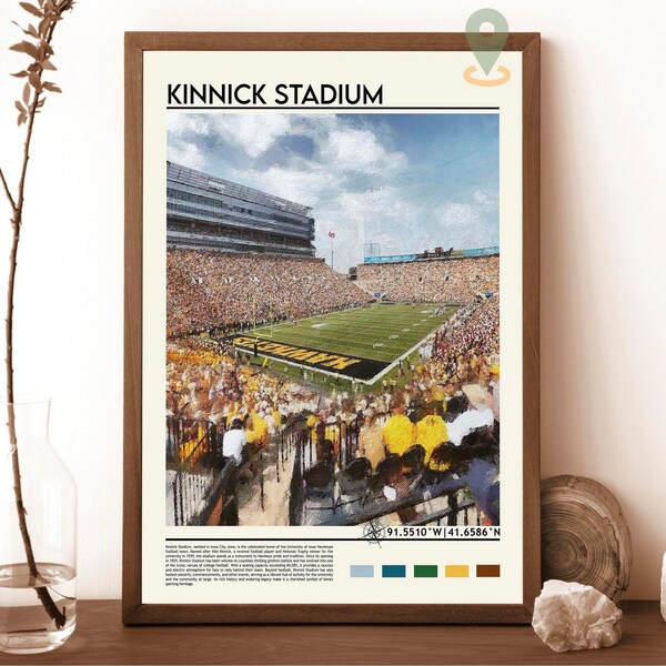Kinnick Stadium Art - Etsy
