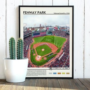 Fenway Park Print, Fenway Park Poster, Fenway Park Wall Art, Fenway ...