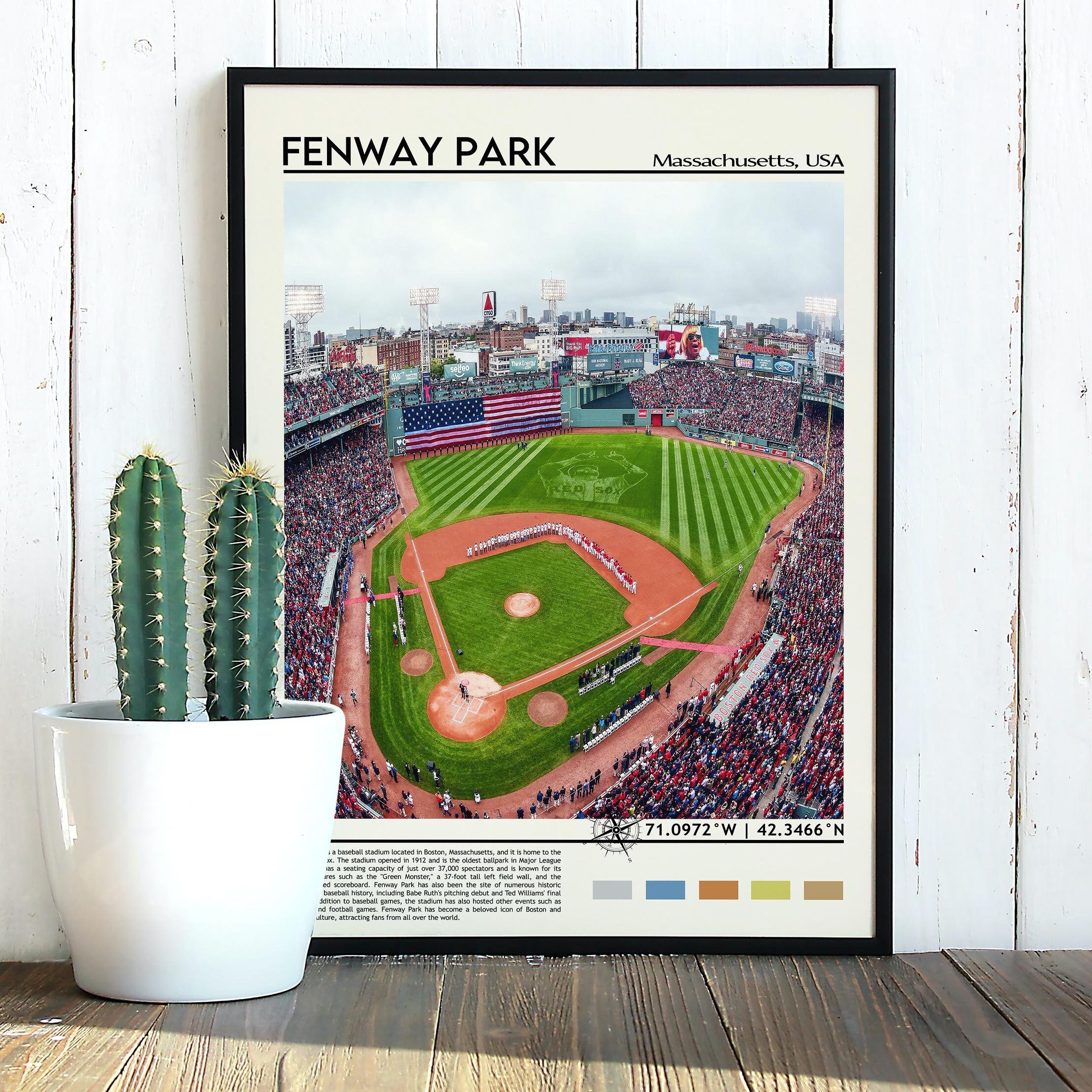 Fenway Park Poster Fenway Park Entrance Door Poster (w/Ted Williams)