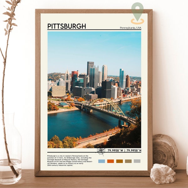 Pittsburgh Print - Etsy