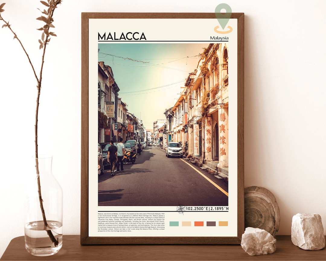 Malacca Print, Malacca Poster, Malacca Wall Art, Malacca Travel ...