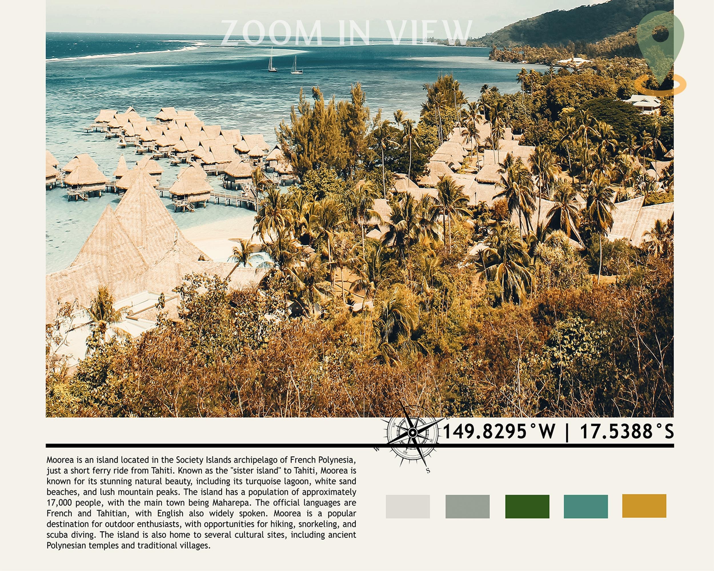 Moorea Print Moorea Photo Moorea Poster Moorea Painting - Etsy