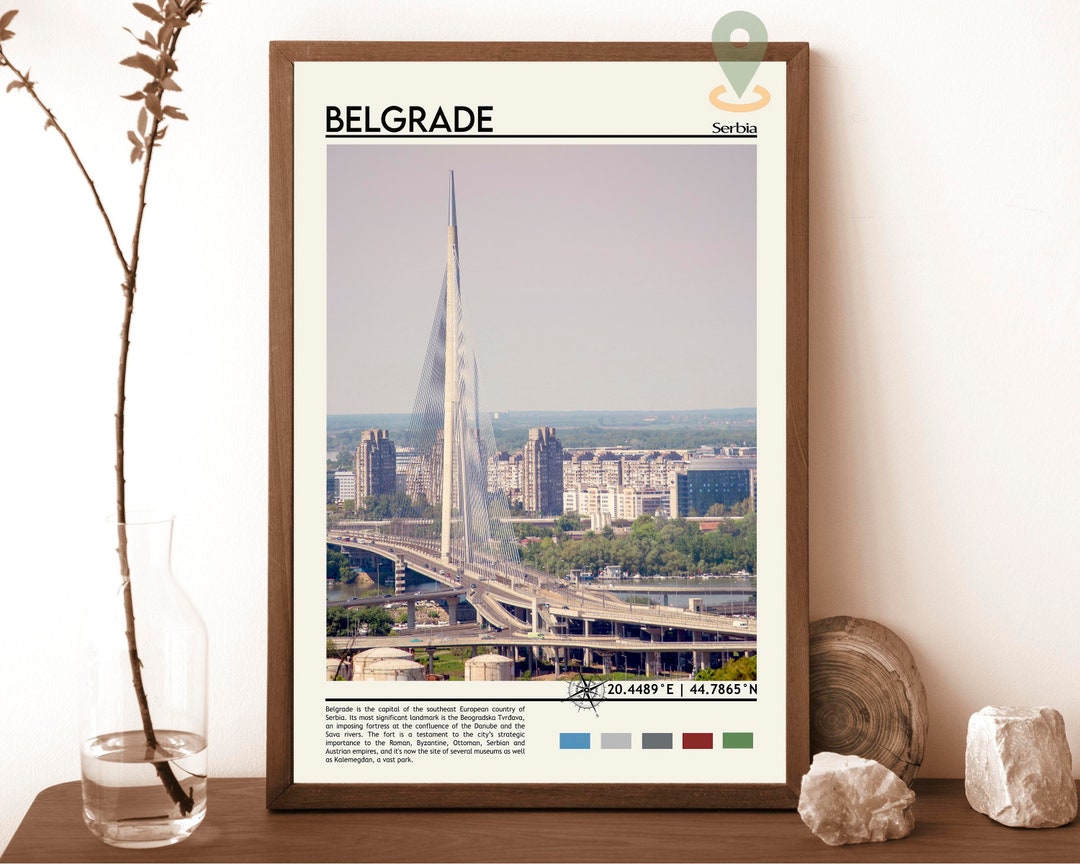 Belgrade Print, Belgrade Poster, Belgrade Wall Art, Belgrade Travel ...