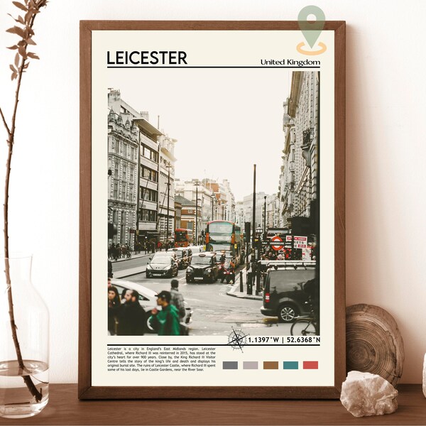 Leicester Poster - Etsy